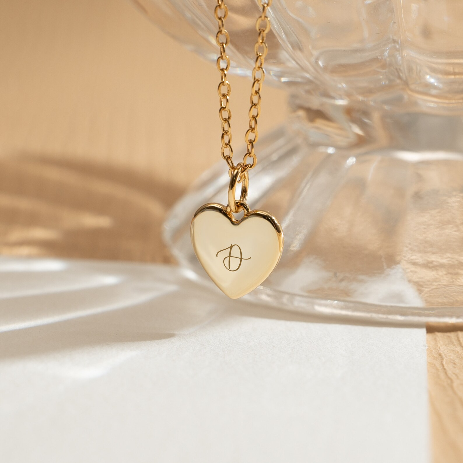 Engraved Heart Necklace – TheCustomGoodsCo