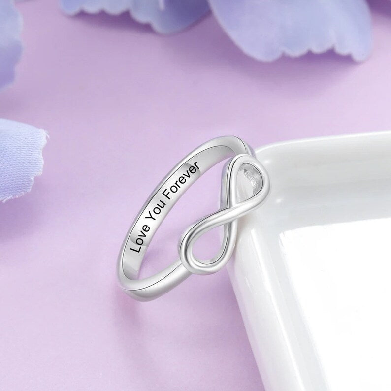 Custom Engraved Infinity Ring – TheCustomGoodsCo